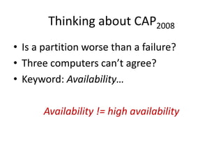 Building FoundationDB | PPT