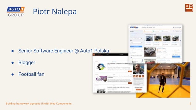 Building Framework Agnostic Ui With Web Components Ppt