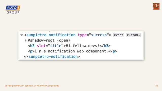 Building Framework Agnostic Ui With Web Components Ppt