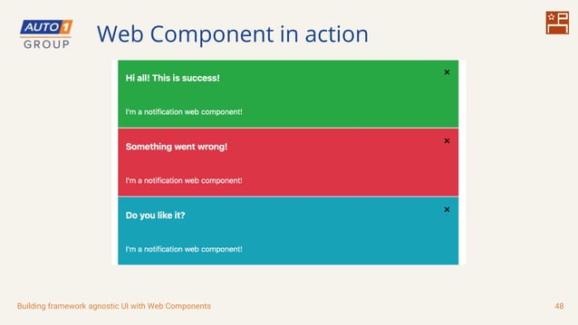 Building Framework Agnostic Ui With Web Components Ppt