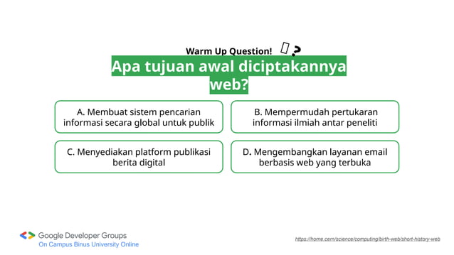 [GDGoC BiOn] Building Fundamental on Frontend Development | PPTX