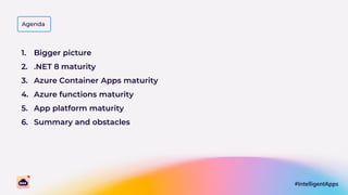 "Building Future-Ready Apps with .NET 8 and Azure Serverless Ecosystem ...