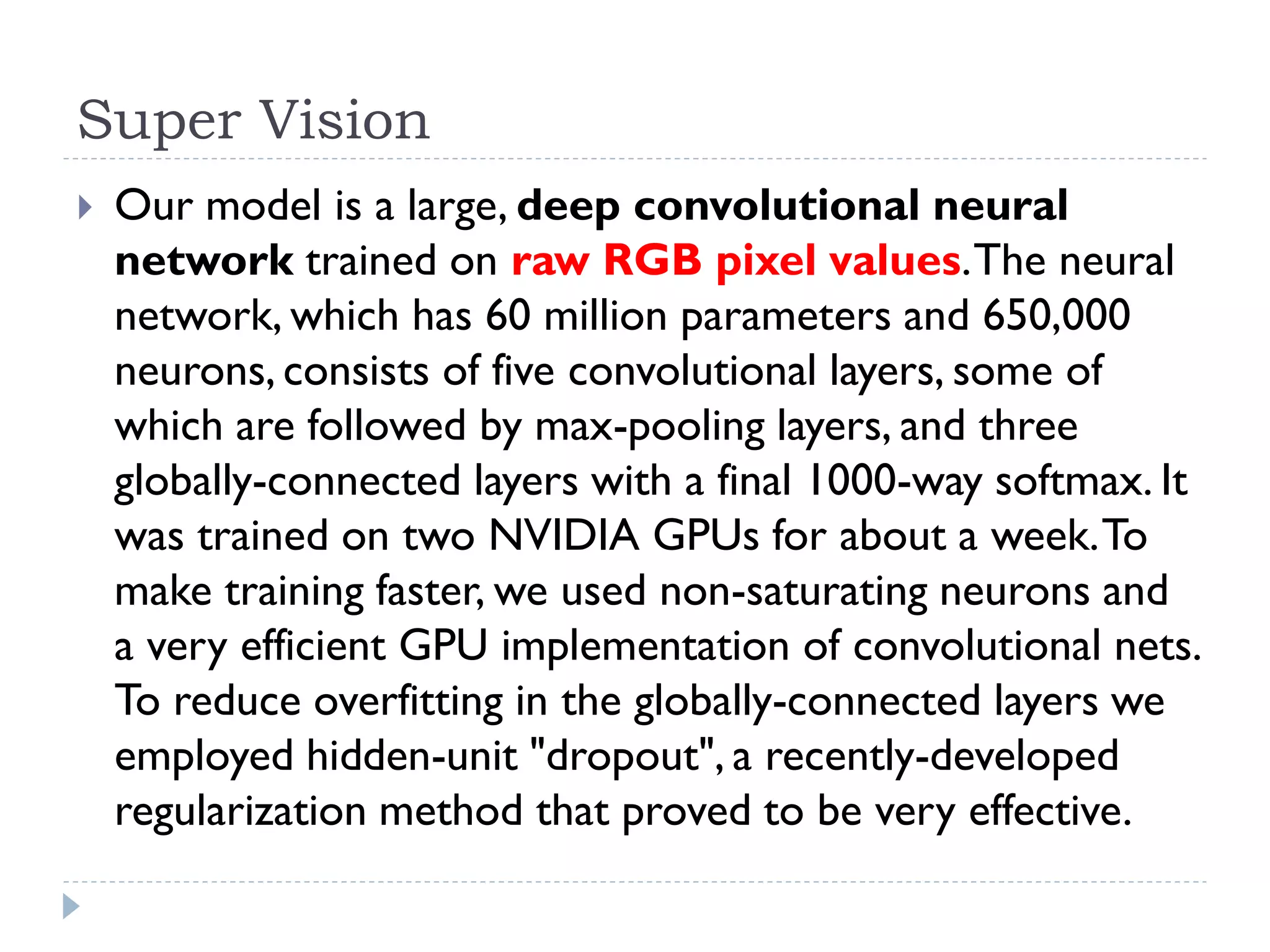 Building High-level Features Using Large Scale Unsupervised Learning | PPT