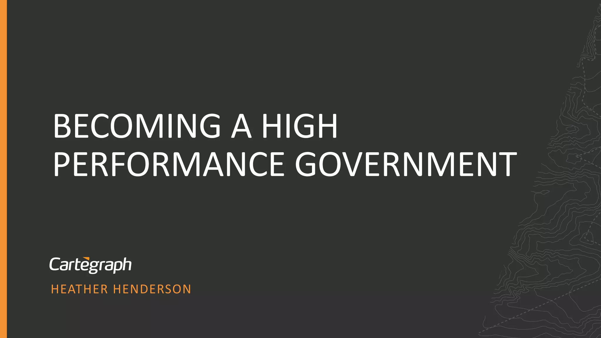 2018 GIS in the Rockies Vendor Showcase (Th): Building High Performance ...
