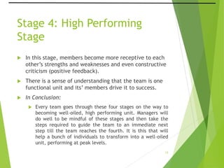Building high performance teams | PPTX