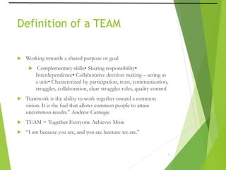 Building high performance teams | PPTX