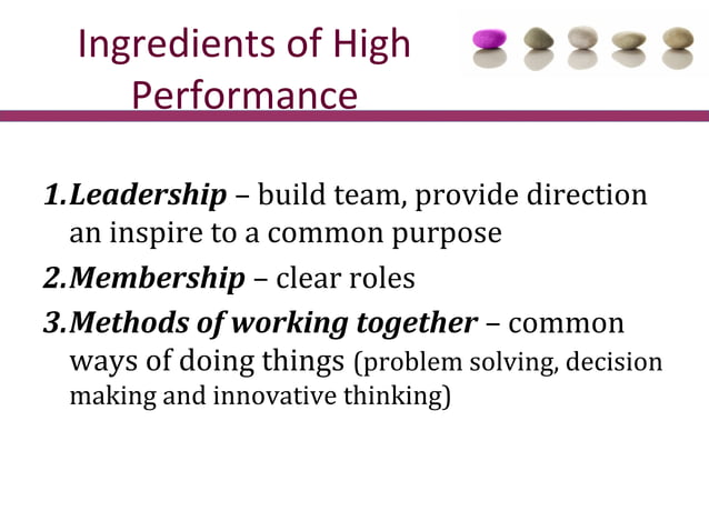 Building High Performing Teams | PPT