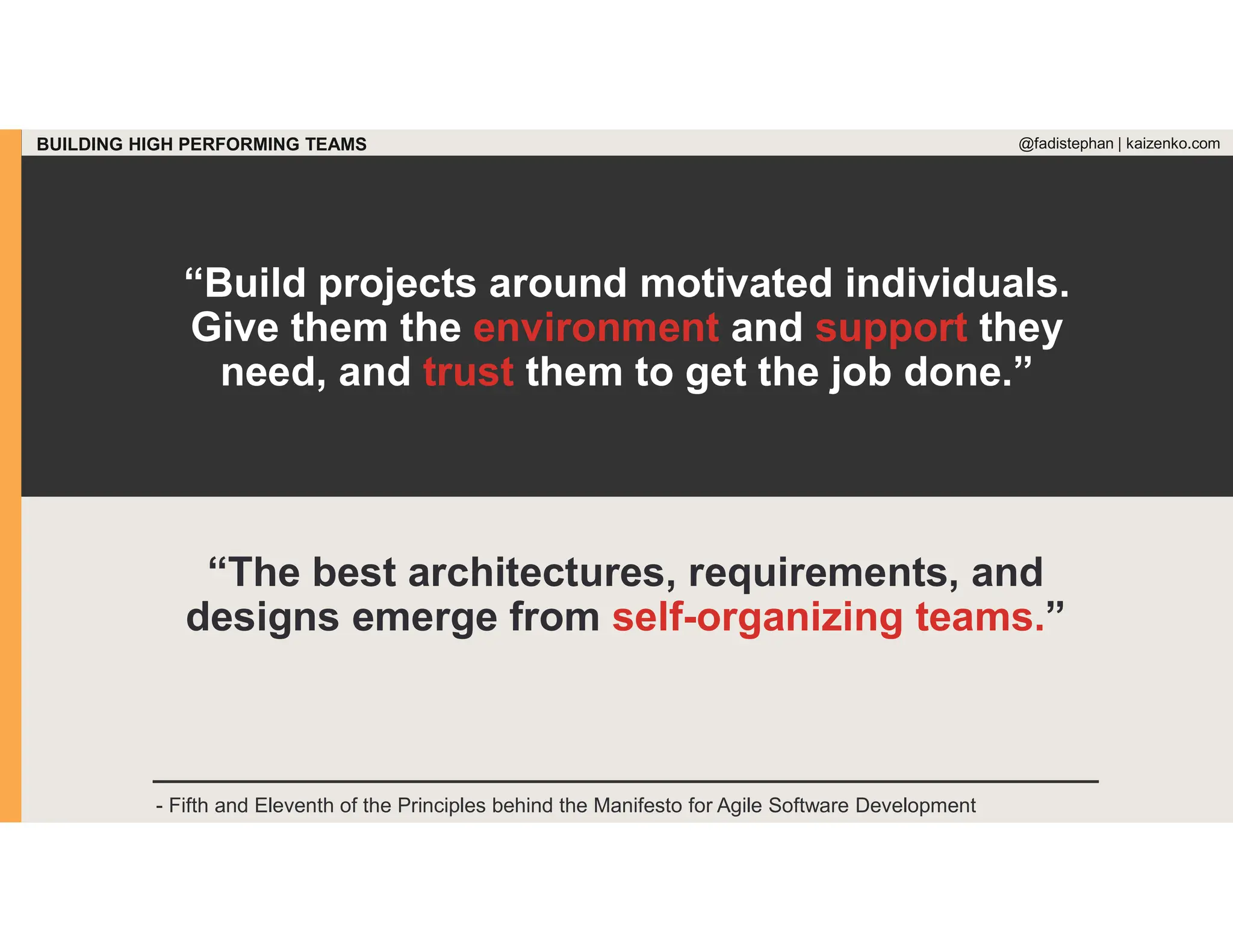 Building High Performing Teams Using Scrum | PPT