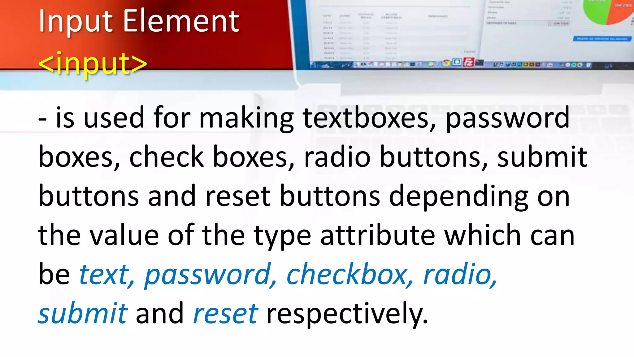 Building html forms | PPTX | Web Design and HTML | Internet