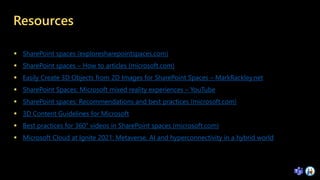 Building immersive and mixed reality experiences in SharePoint ...
