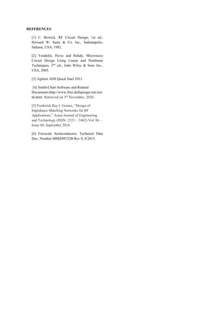 Building impedance matching network based on s parameter from ...
