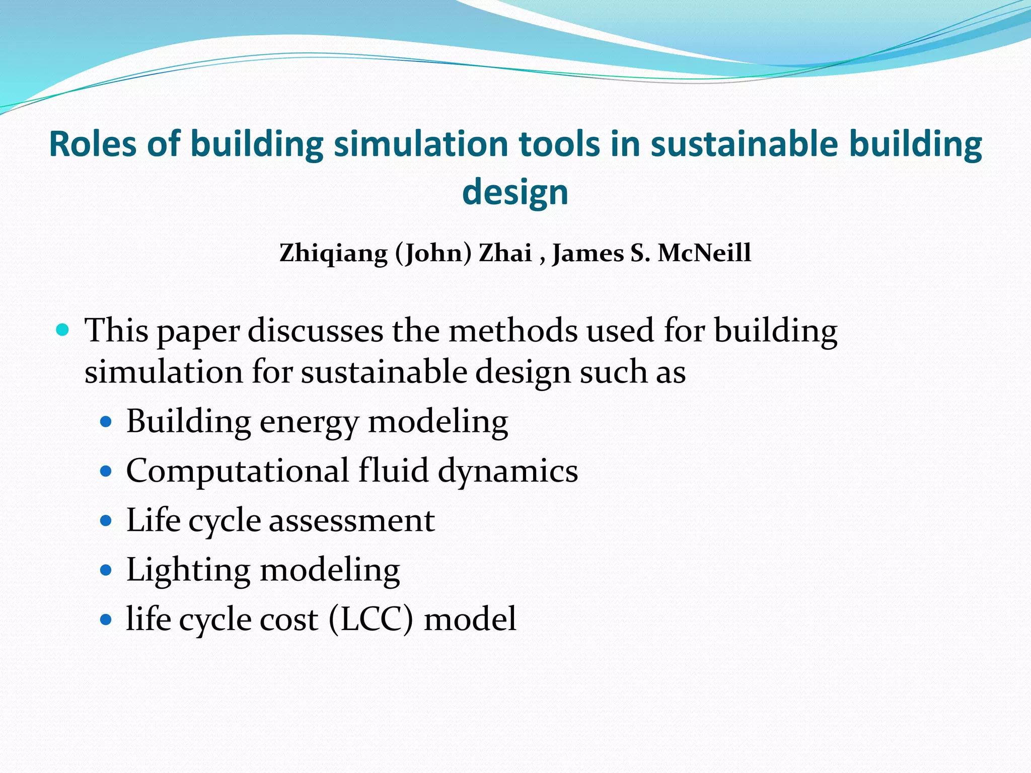 Building information modeling | PPTX