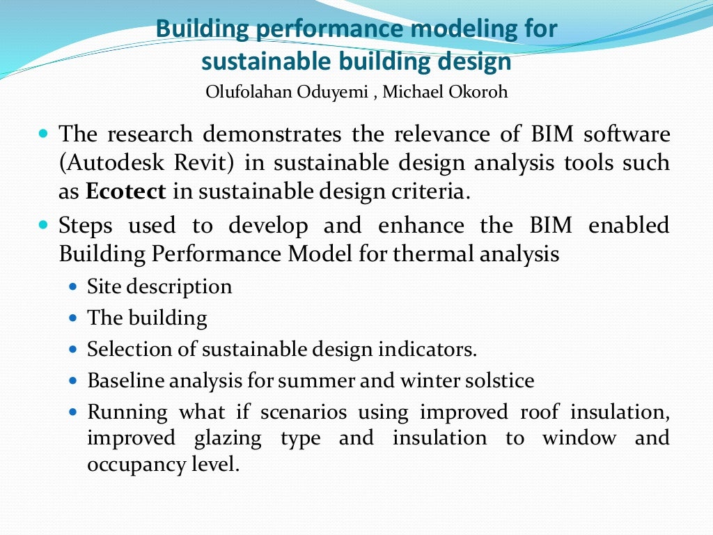Building information modeling