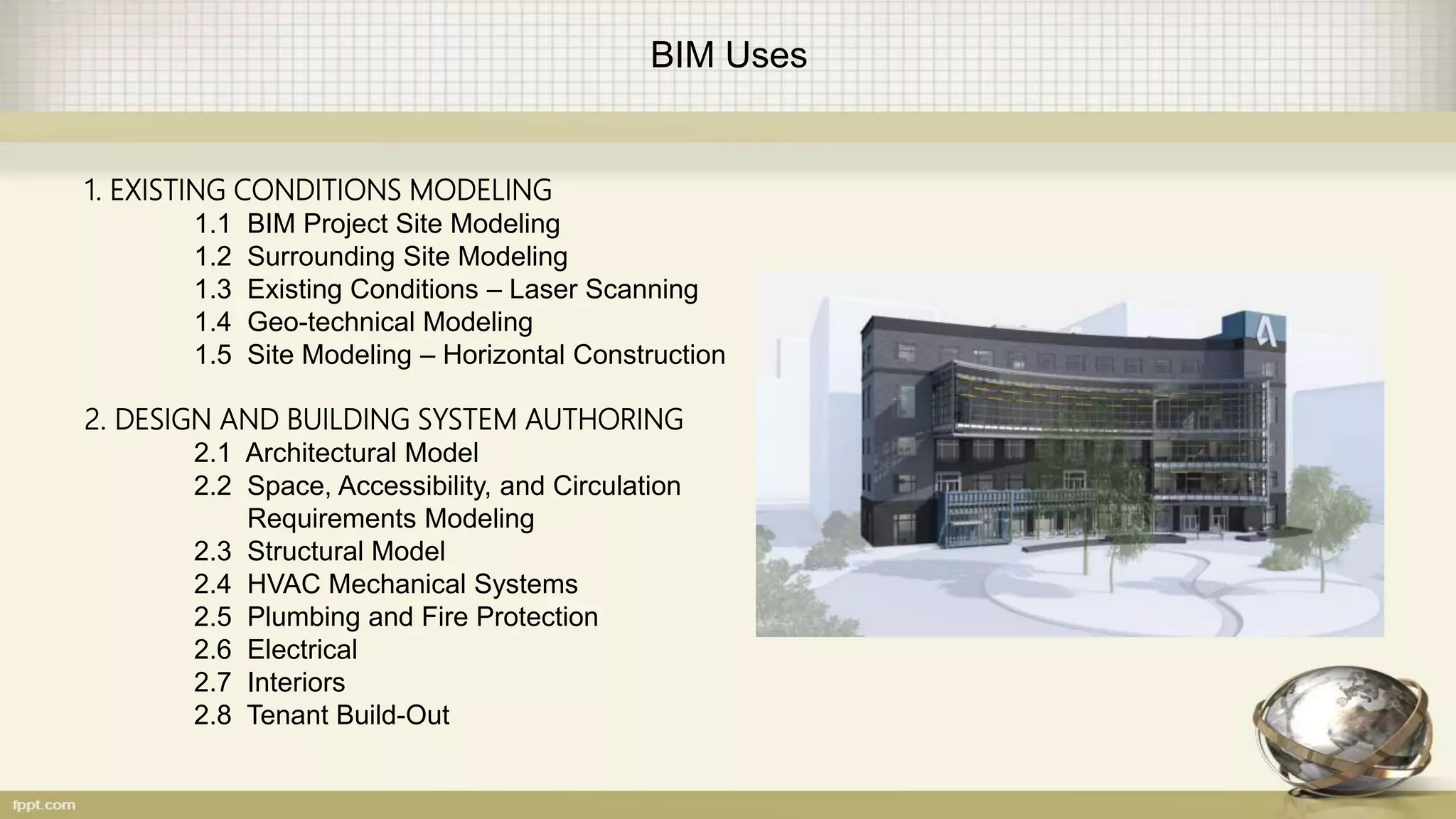 Building information modeling BIM | PPTX