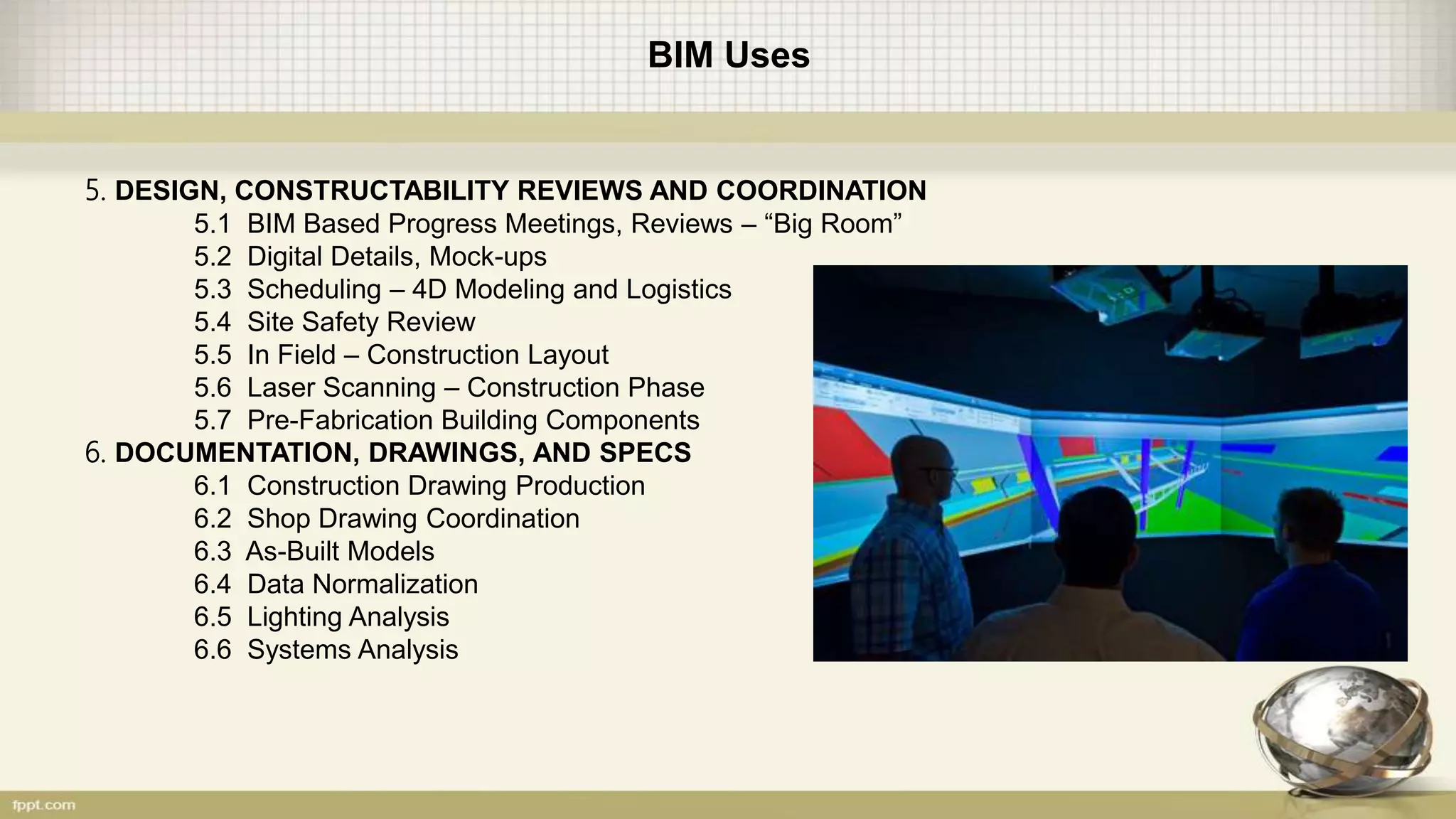 Building information modeling BIM | PPTX | Civil Engineering Industry ...
