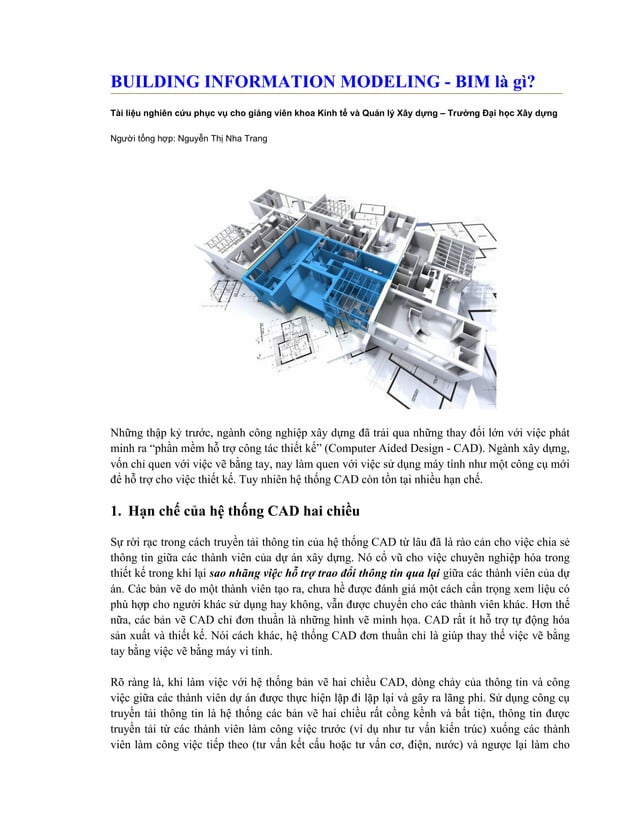BIM - Building Information Modeling | PDF