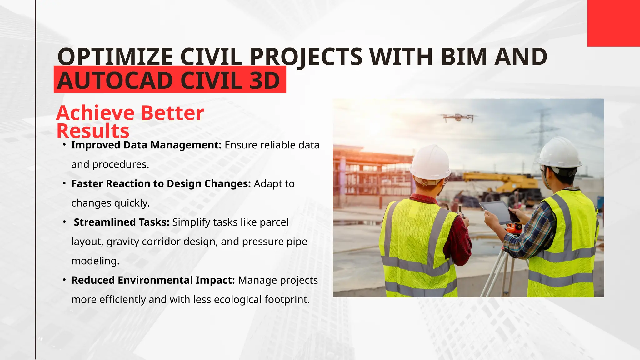 Building Information Modeling Workflows with AutoCAD Civil 3D | PPTX