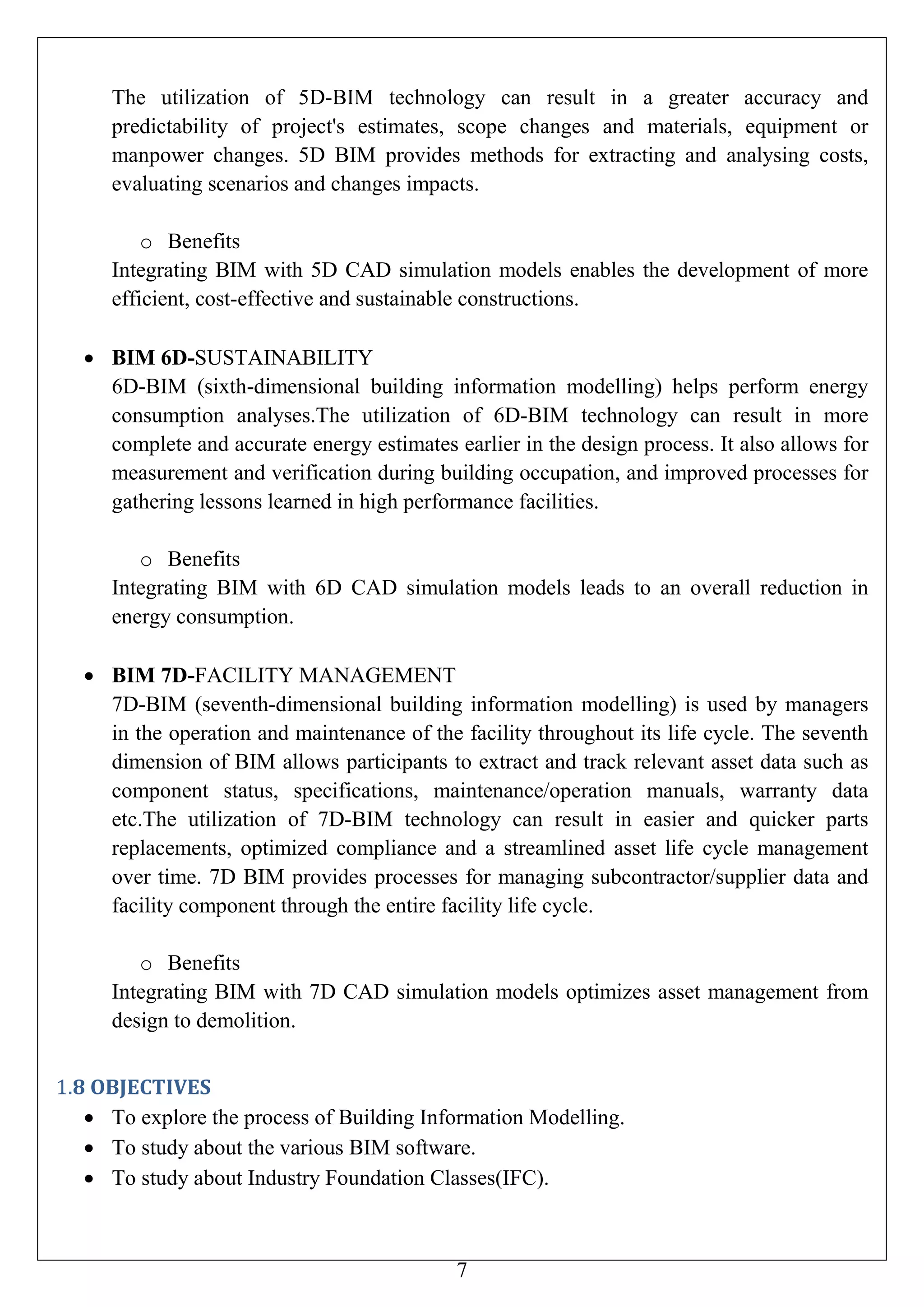 Building information modelling report | PDF
