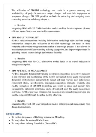 Building information modelling report | PDF
