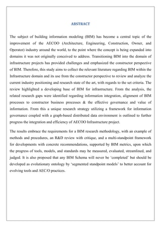 Building information modelling report | PDF