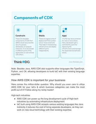 Building infrastructure with code_ A deep dive into CDK for IaC in Java.pdf