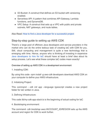 Building infrastructure with code_ A deep dive into CDK for IaC in Java.pdf