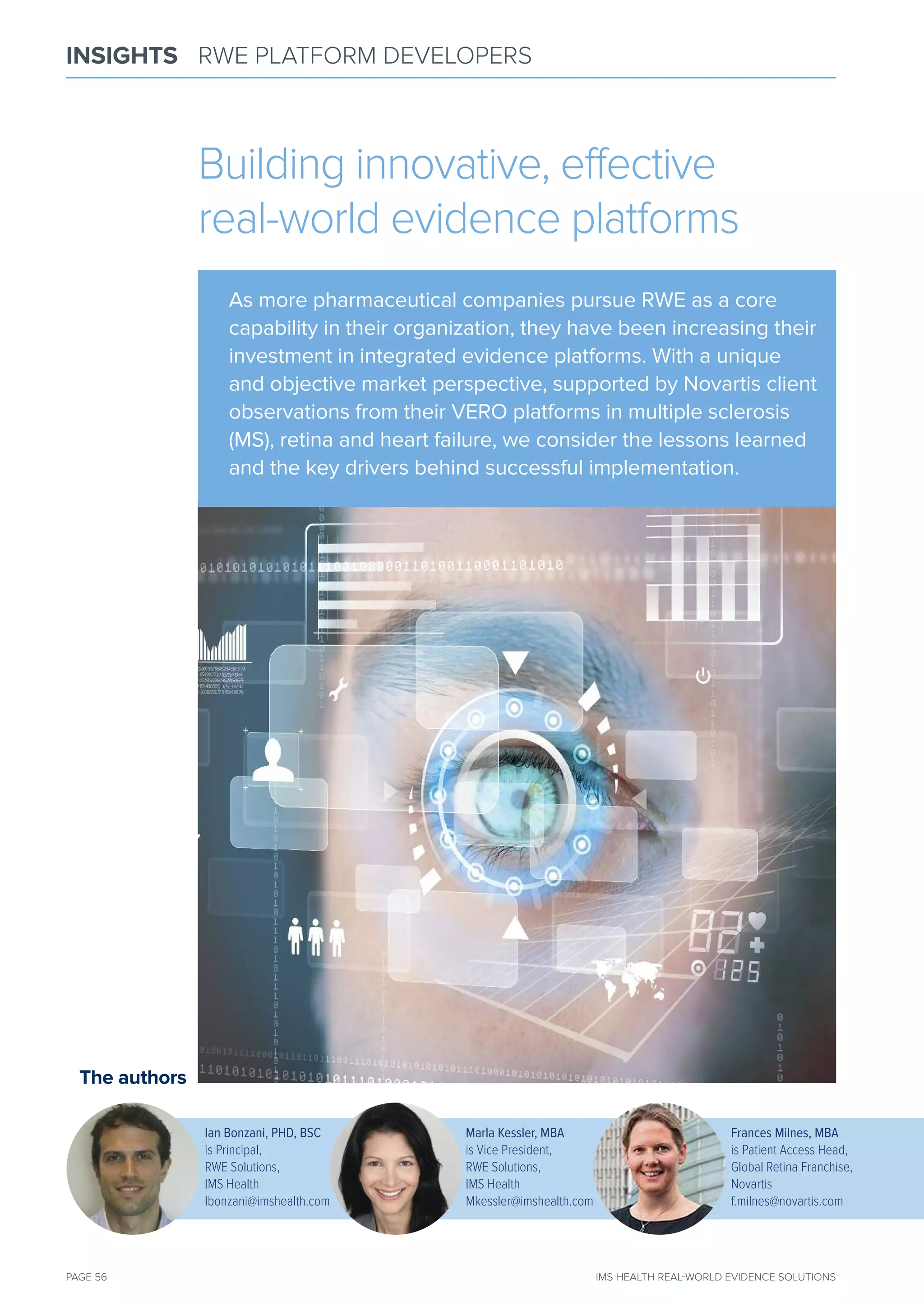 Building innovative, effective RWE platforms | PDF
