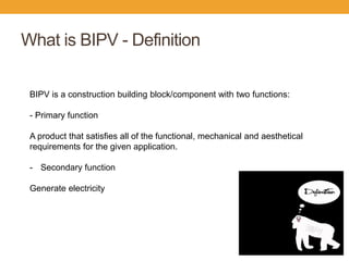 Building integrated photovoltaic's sf2013 | PPT