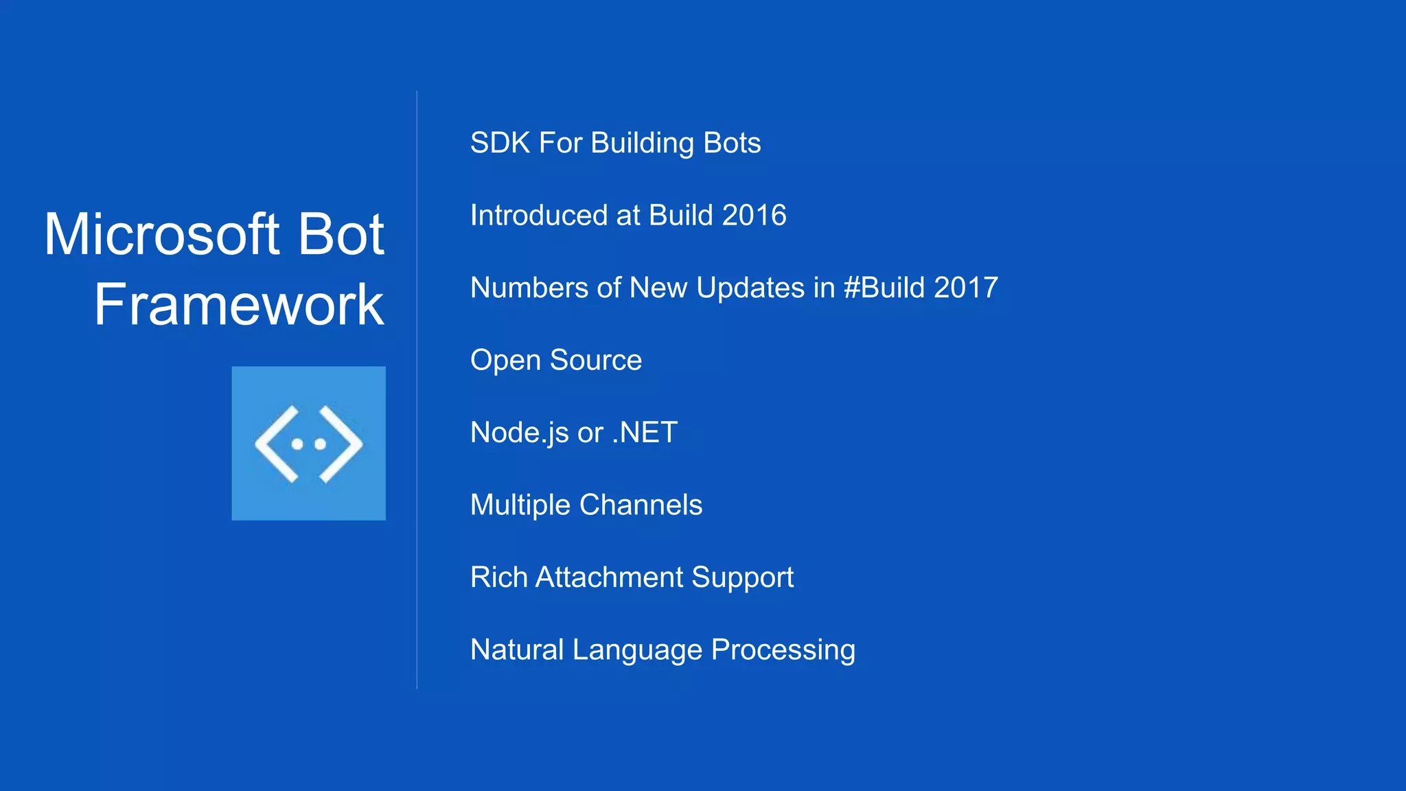 Building intelligent chat bot with microsoft bot framework | PPTX