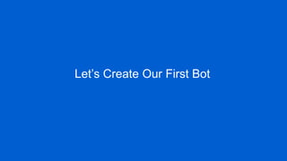 Building intelligent chat bot with microsoft bot framework | PPTX