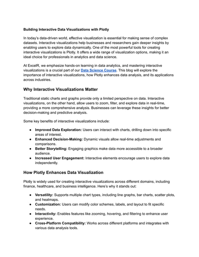 Building Interactive Data Visualizations With Plotlypdf