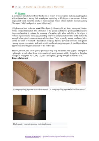 Building interior designing material-01 | PDF