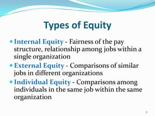 Building Internally Consistent Compensation System by Dr. G C Mohanta ...