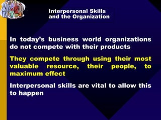 Building Interpersonal Effectiveness.ppt
