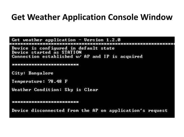 Building Iot Applications Using Cc3100 User Api Pptx