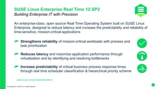 Building IT with Precision - SUSE Linux Enterprise Real Time | PPT