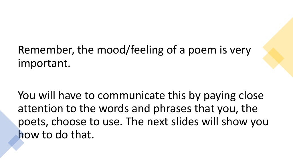 Building language for a persuasive poem