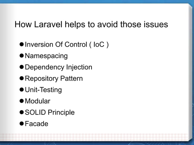 Building Large Scale PHP Web Applications with Laravel 4