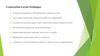 BUILDING LAYOUT ppt Ravi.pptx | Civil Engineering Industry | Industries