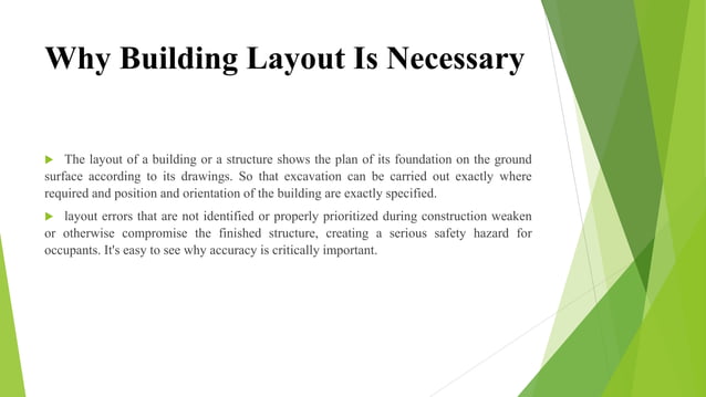 BUILDING LAYOUT ppt Ravi.pptx | Civil Engineering Industry | Industries