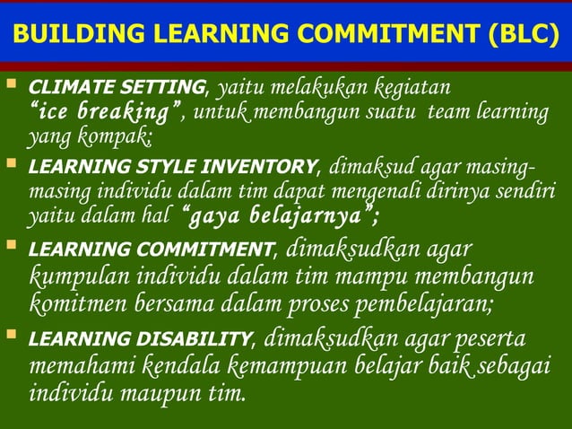 Building Learning Commitment | PPT