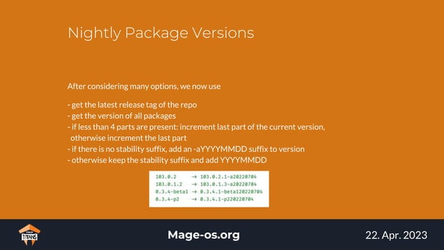 Building Mage-OS - MageTitans 2023 | PPT