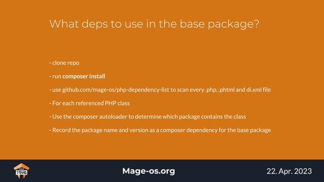 Building Mage-OS - MageTitans 2023 | PPT