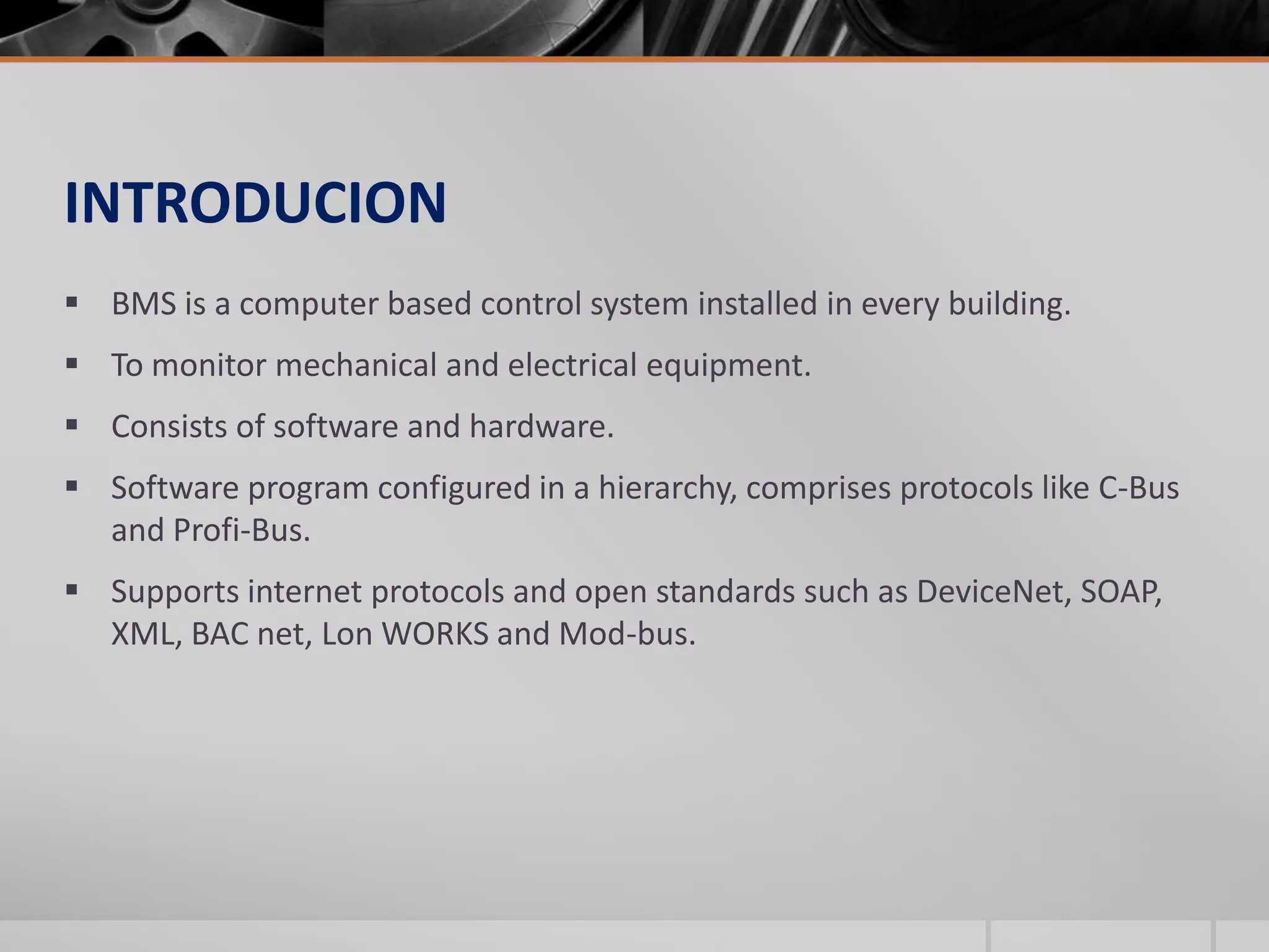 Building management system | PPTX