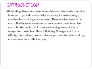Building management system (bms) | PPT