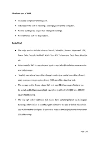 Building management system (LINK IN DESCRIPTION FOR DOWNLOAD) | PDF