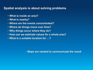 Building maps with analysis | PPTX