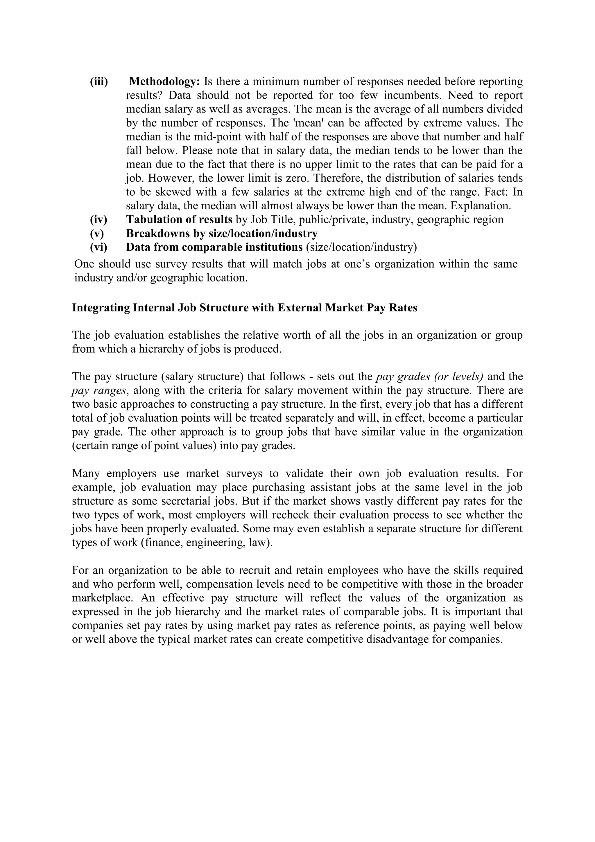 Building market competitive compensation system | DOCX