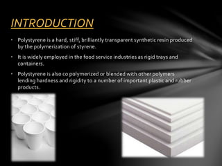 Polystyerene | PPTX
