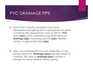 PVC Pipes | PPTX